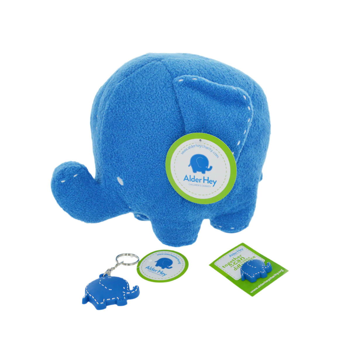 Oli Bundle 6 (Oli Soft Toy, Lapel Pin & Blue Keyring) – Alder Hey ...
